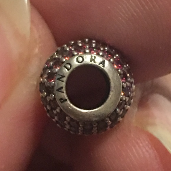 Pandora | Jewelry | Authentic Pandora Ruby Cz Pave Bead | Poshmark
